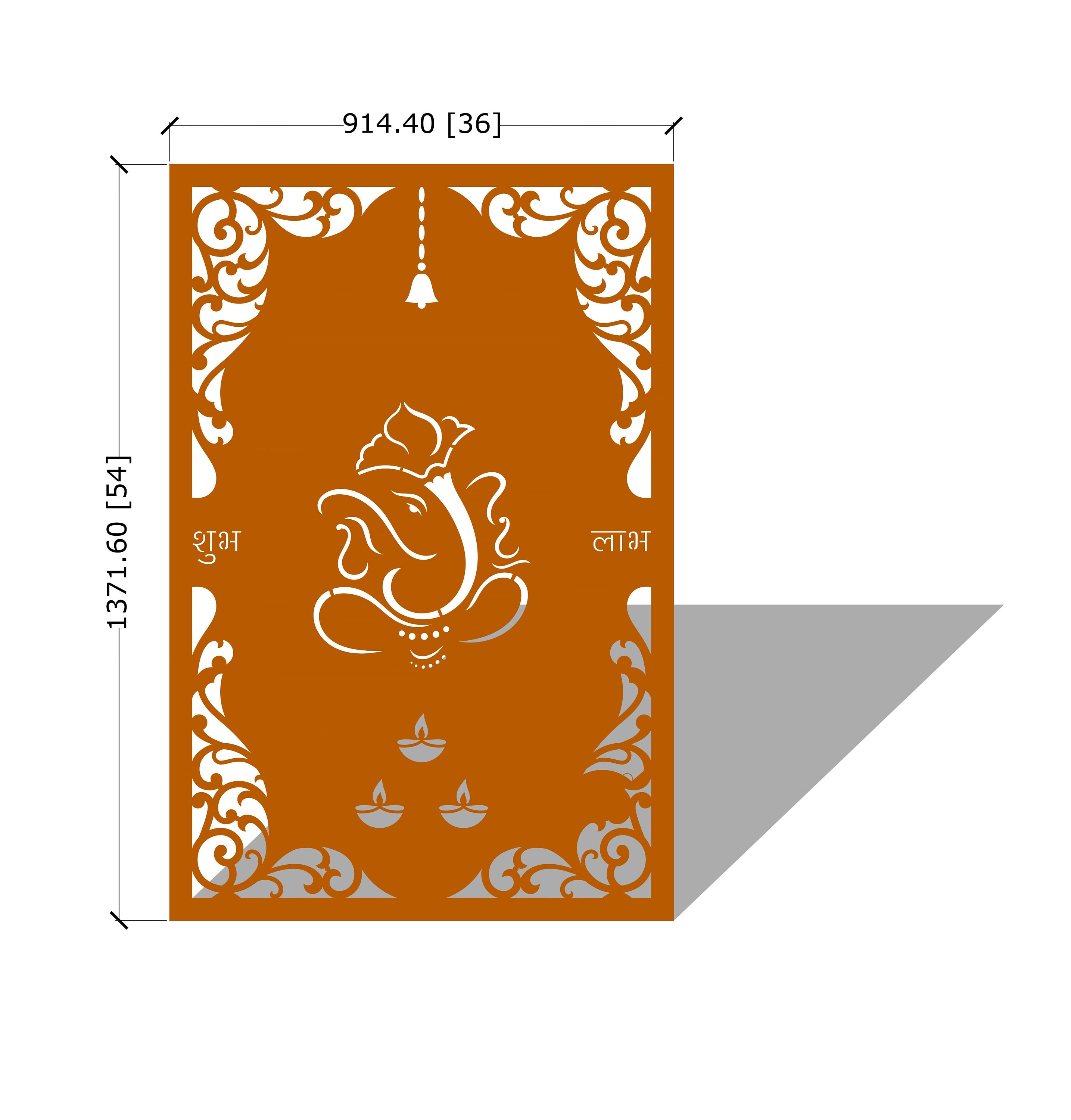 Aua-temple-001, Temple Template, Screen, Partitions Jali, Stencil ...