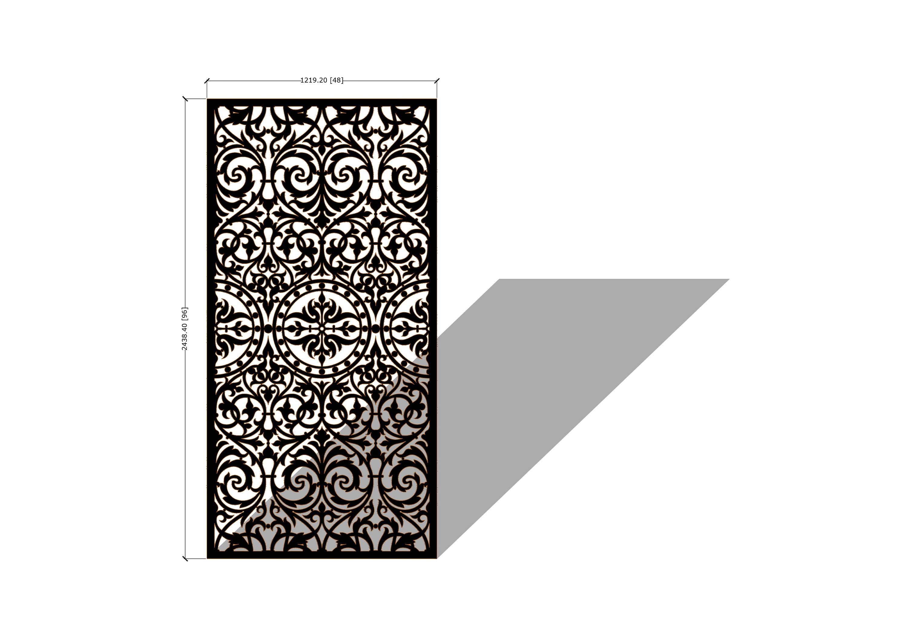 Elevation Jali Screen - CNC Laser Cut Partition (DXF, PDF) - Etsy