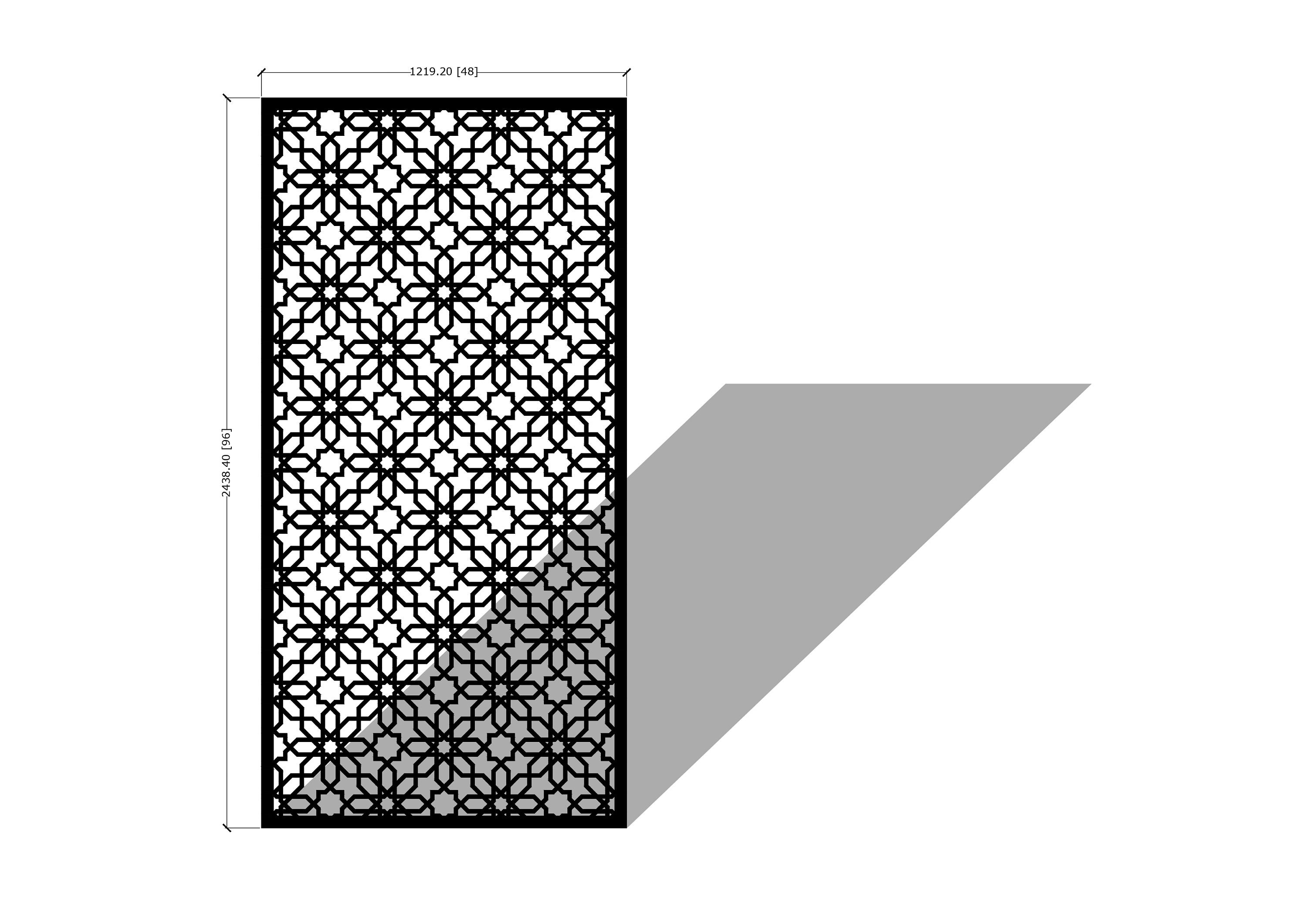 Buy AUA Screen 8, Elevation Jali, Screen, Partitions Jali, Stencil ...