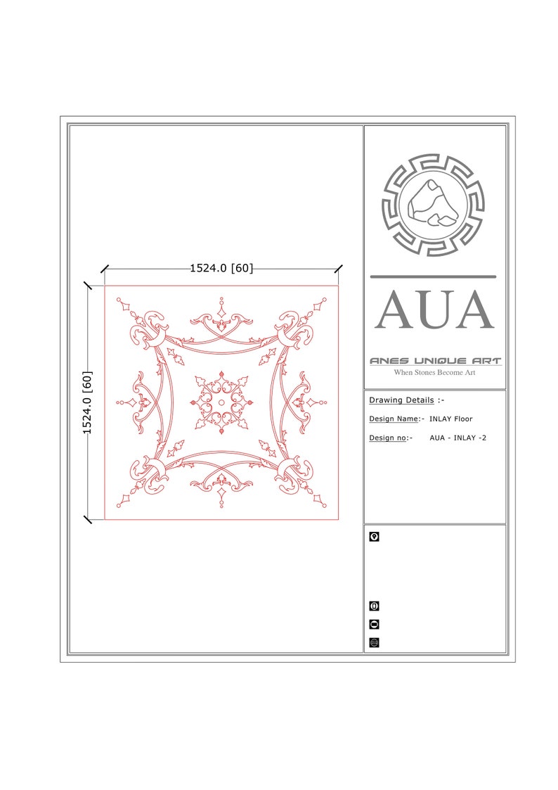 AUA - INLAY - 2, Inlay Floor, Inlay Table Top, Inlay Work, Medallion ...