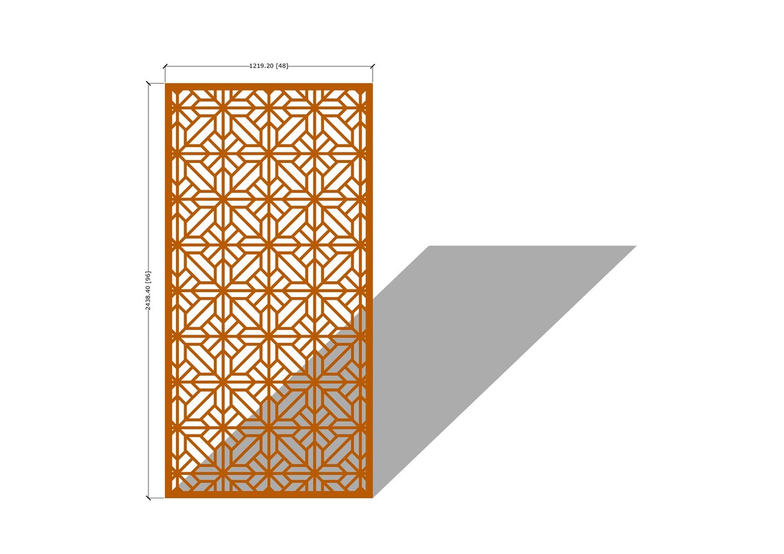 AUA - Screen - 13, Elevation Jali, Screen, Partitions Jali, Stencil ...