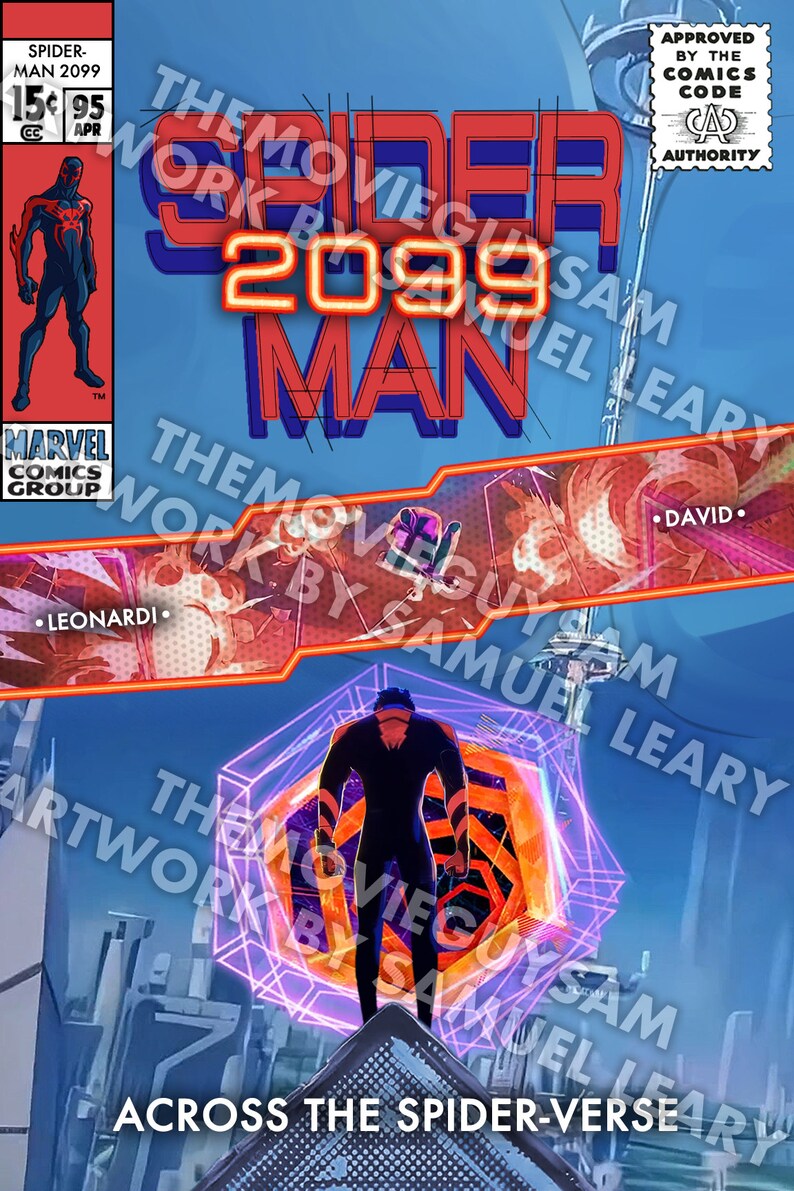 Miguel Ohara Spider-man 2099 Poster Across the Spider-verse Print - Etsy