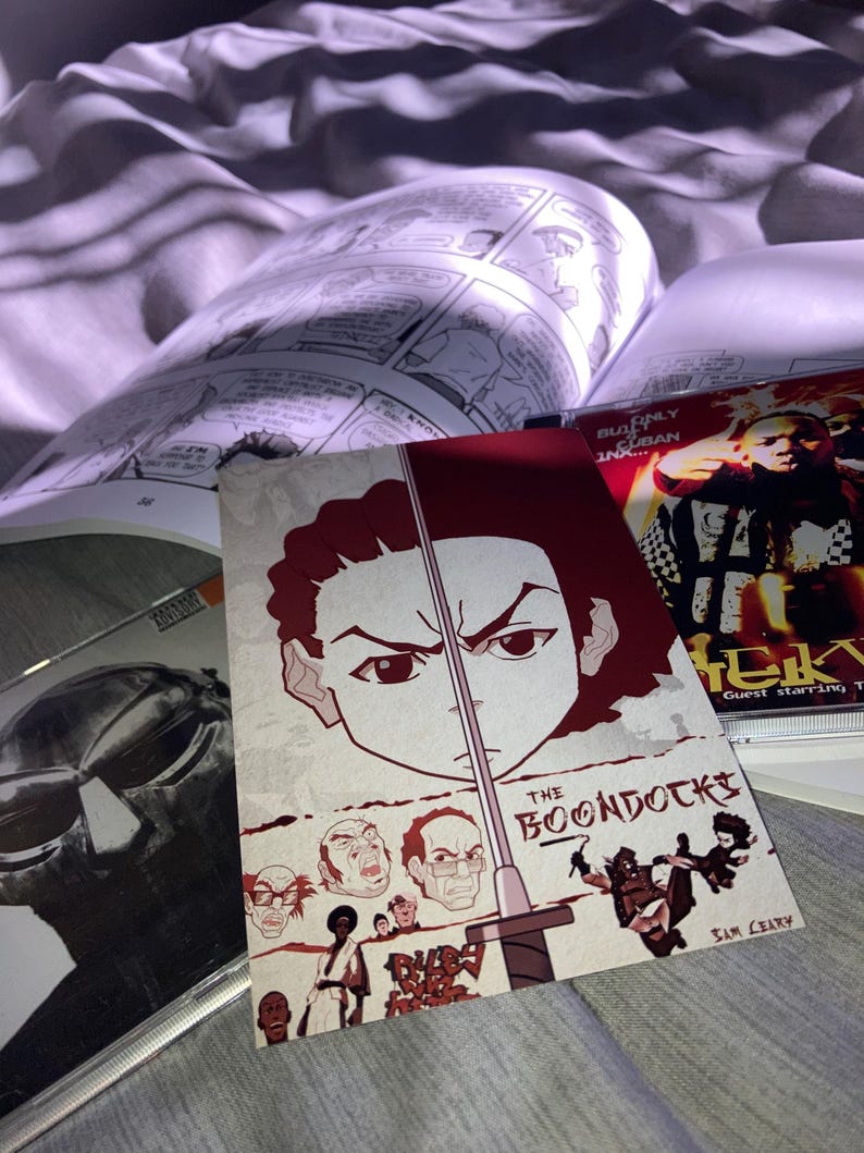 The Boondocks Poster - Adult Swim TV Series Print (4" X 6") - Etsy