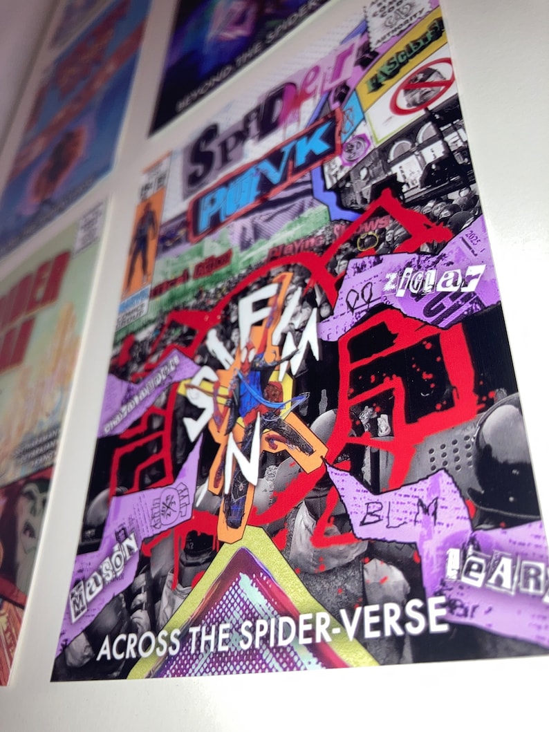 Hobie Brown Spider-punk Poster Across the Spider-verse Print - Etsy