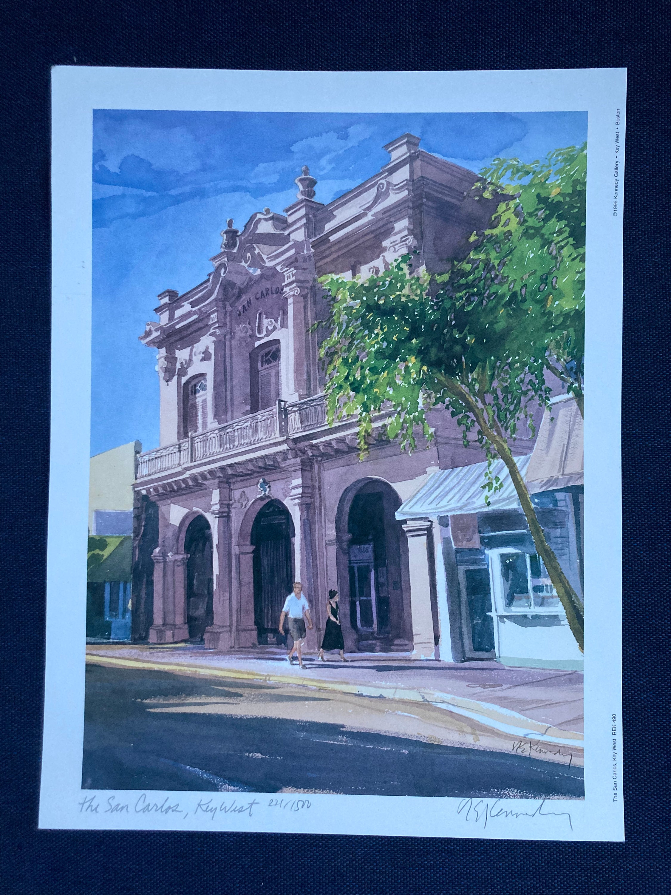 Cuban Heritage Watercolor Painting by Robert E. Kennedy, “the San ...