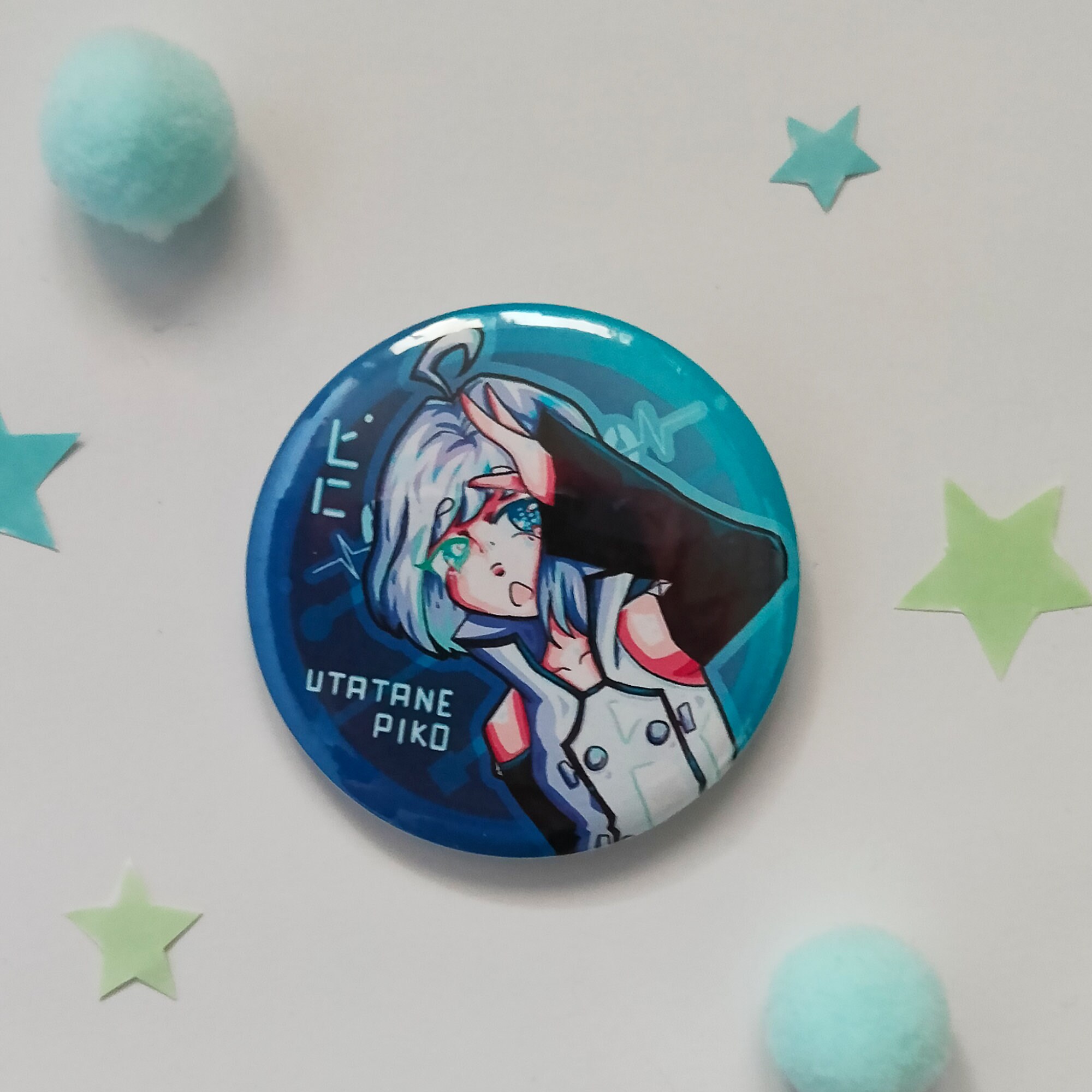 Vocaloid Pins Kasane Teto Synthv, Ia, Utatane Piko - Etsy