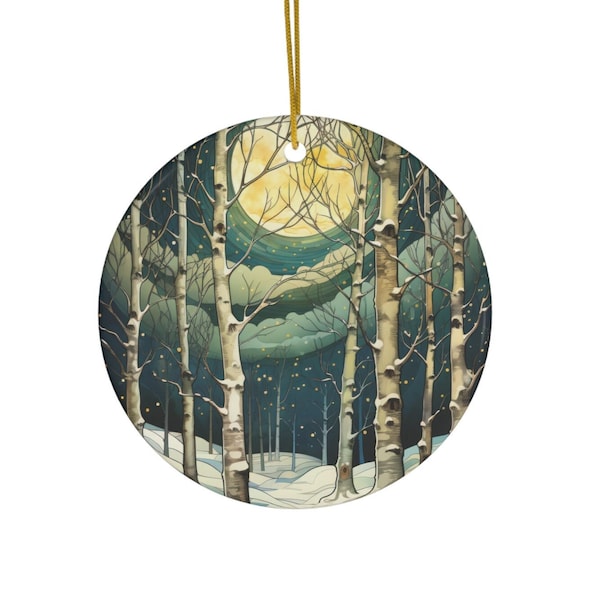 Birch Ornament - Etsy