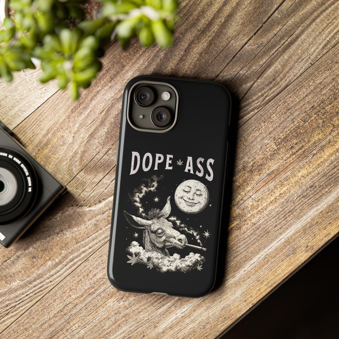Dope Ass 420 Phone Case Ironic Marijuana Donkey Aesthetic Phone Case ...