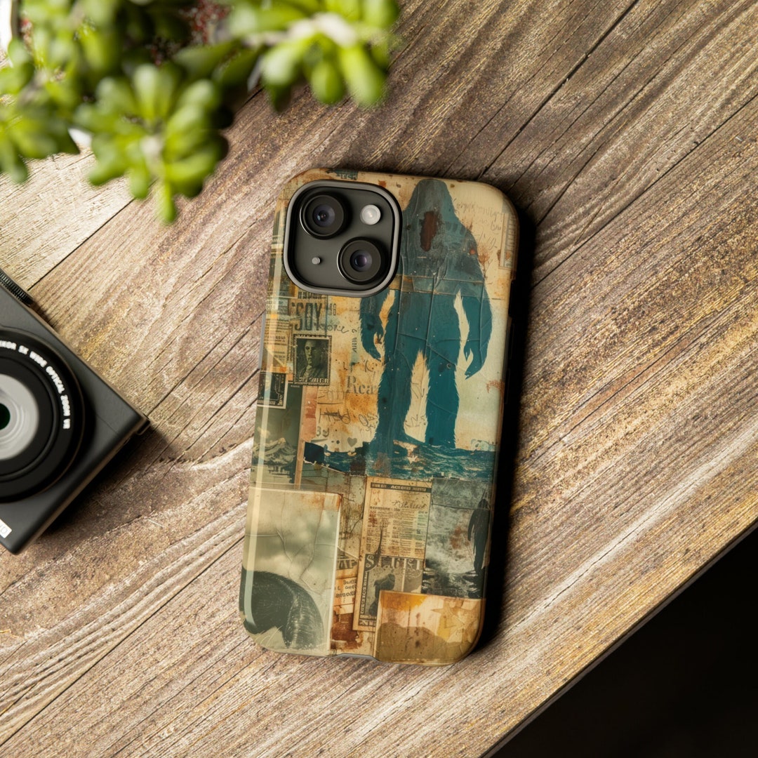 Bigfoot Collage Phone Case for iPhone 15 14 13 Pro Max 12 Mini XR 7 SE ...