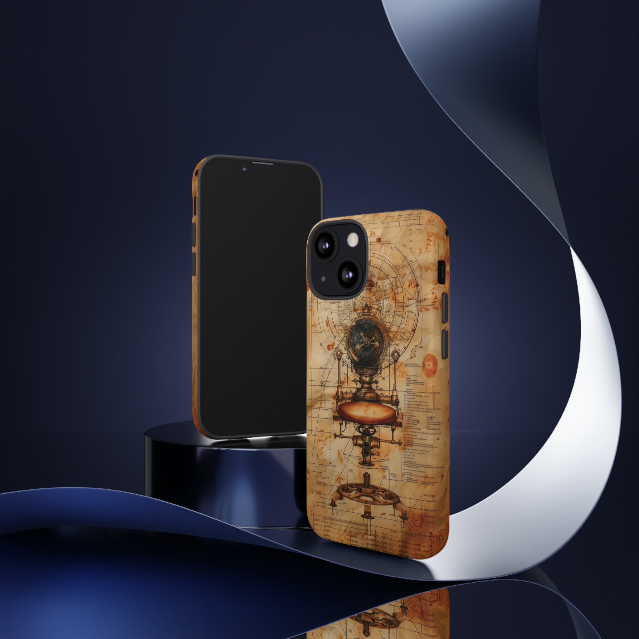 Da Vinci Time Machine Phone Case for iPhone 15 14 13 Pro 12 XR Time ...