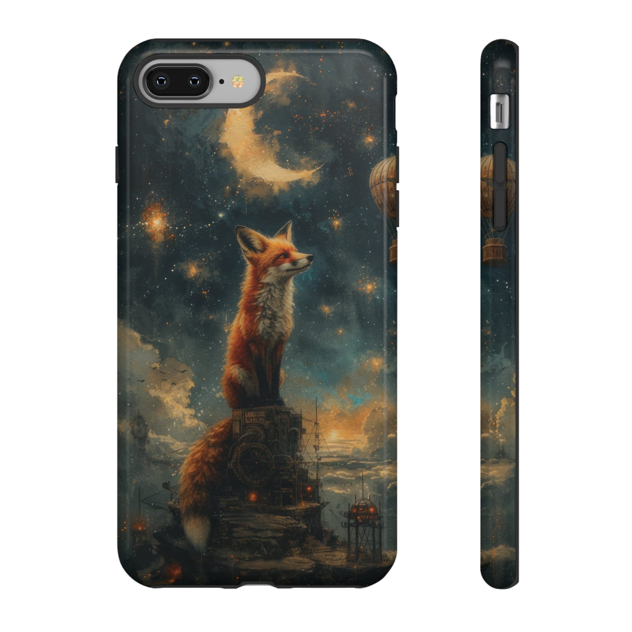 Steampunk Red Fox Phone Case Fox Lover's Gift Phone Case Fantasy Art ...