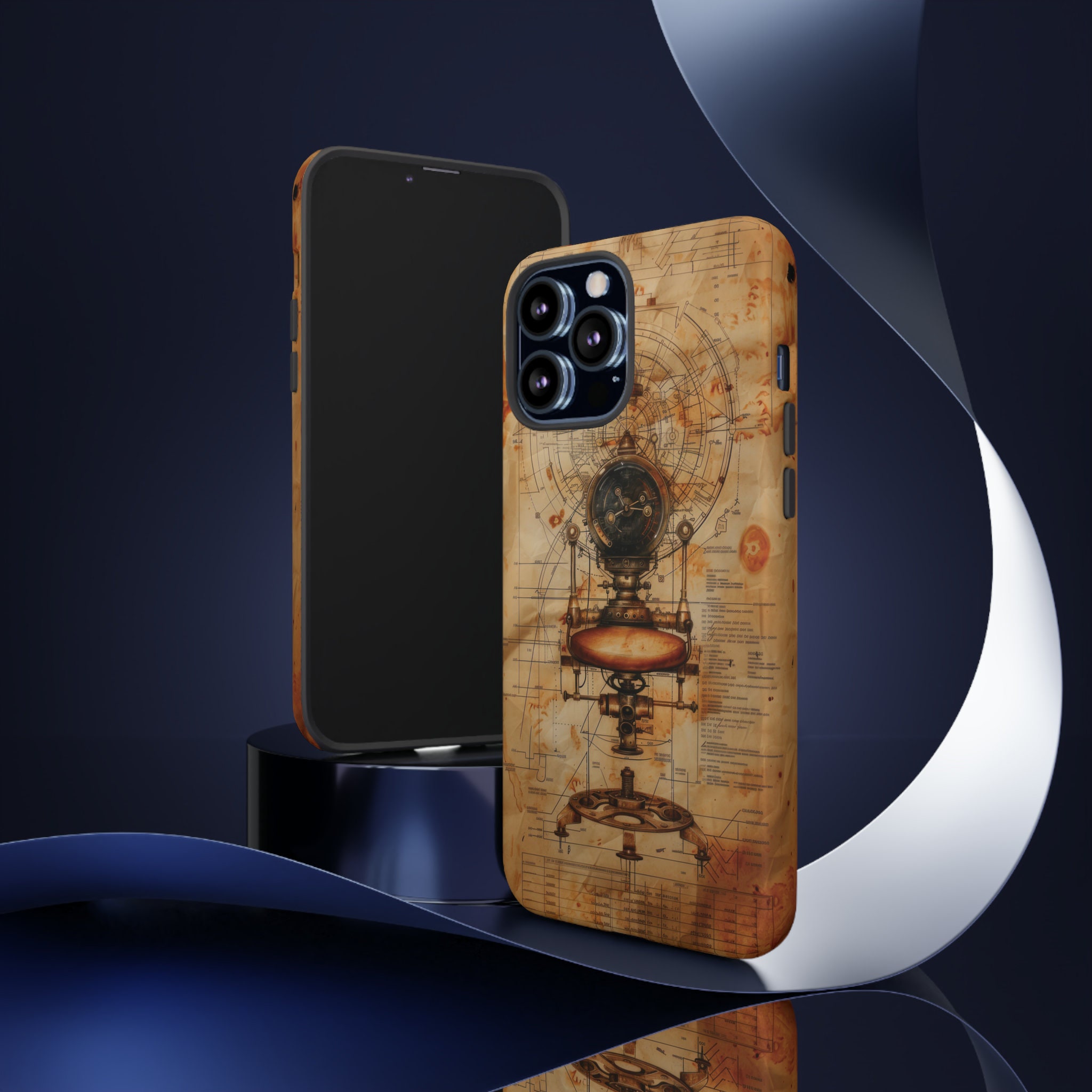Da Vinci Time Machine Phone Case for iPhone 15 14 13 Pro 12 XR Time ...