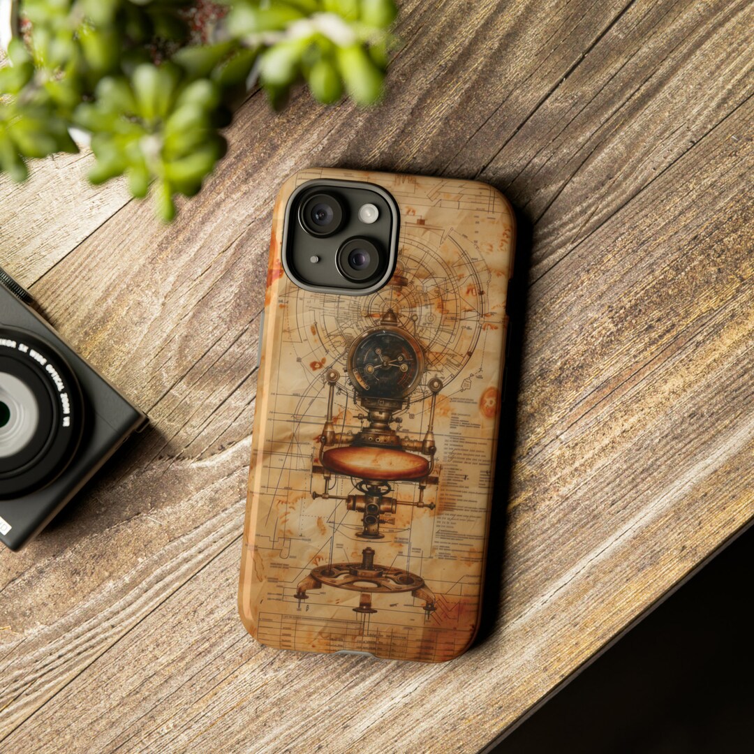 Da Vinci Time Machine Phone Case for iPhone 15 14 13 Pro 12 XR Time ...
