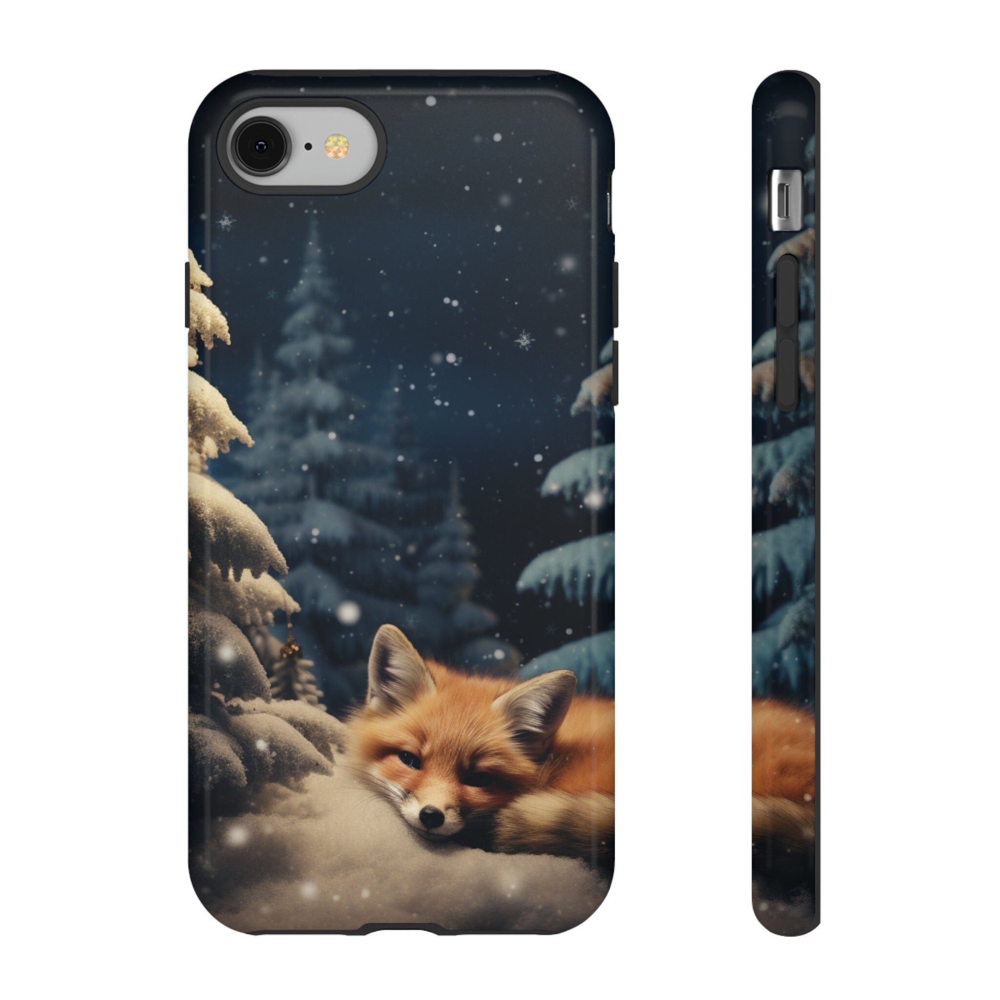 Red Fox Phone Case Fox Lover's Gift Phone Case Wild Animal AI Tough ...
