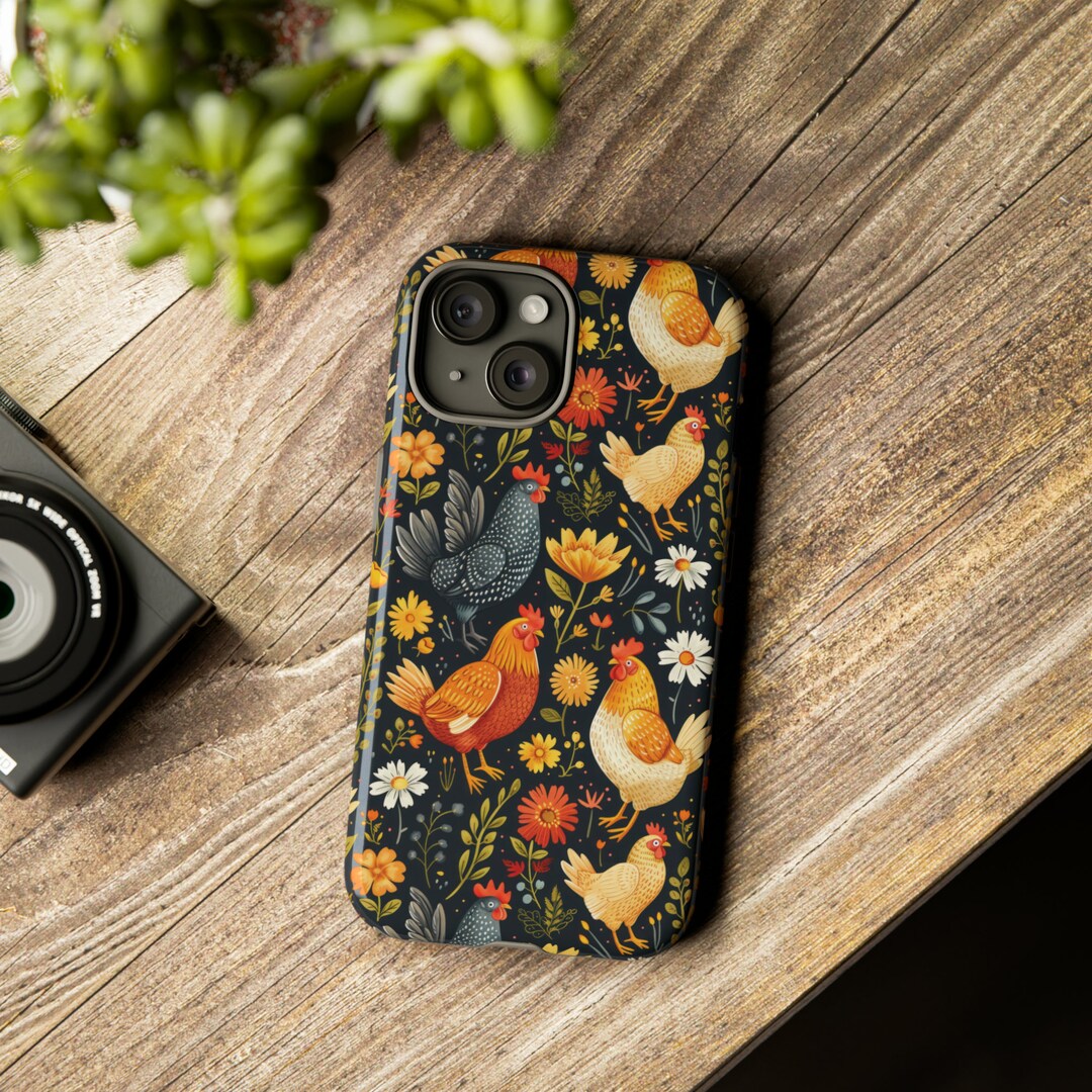 Boho Chicken Phone Case for iPhone 15 14 13 Pro Max 12 Mini XR 7 8 SE ...