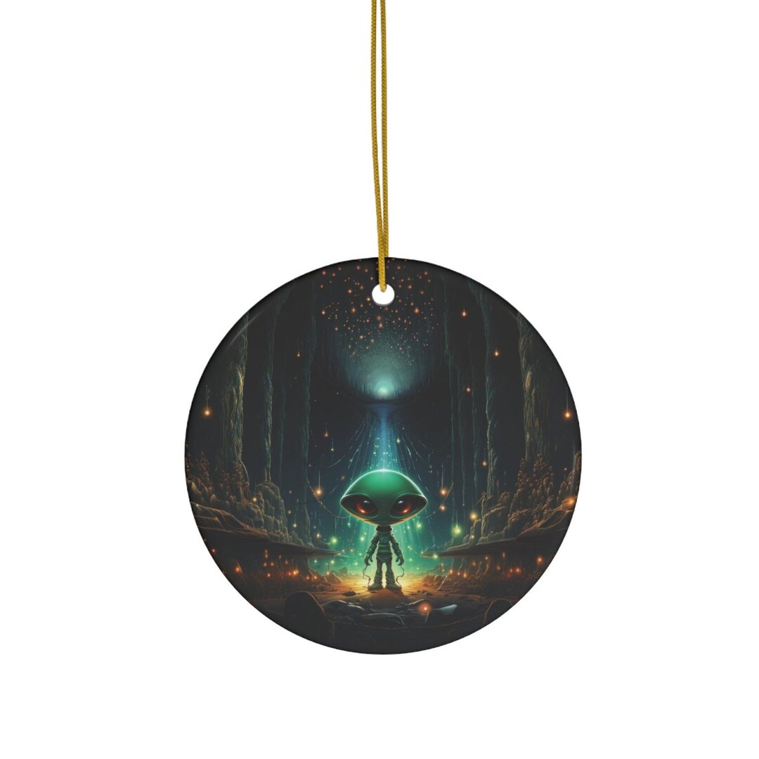 Alien Invasion Christmas Ornament UFO Christmas Ornament Gift for UFO ...