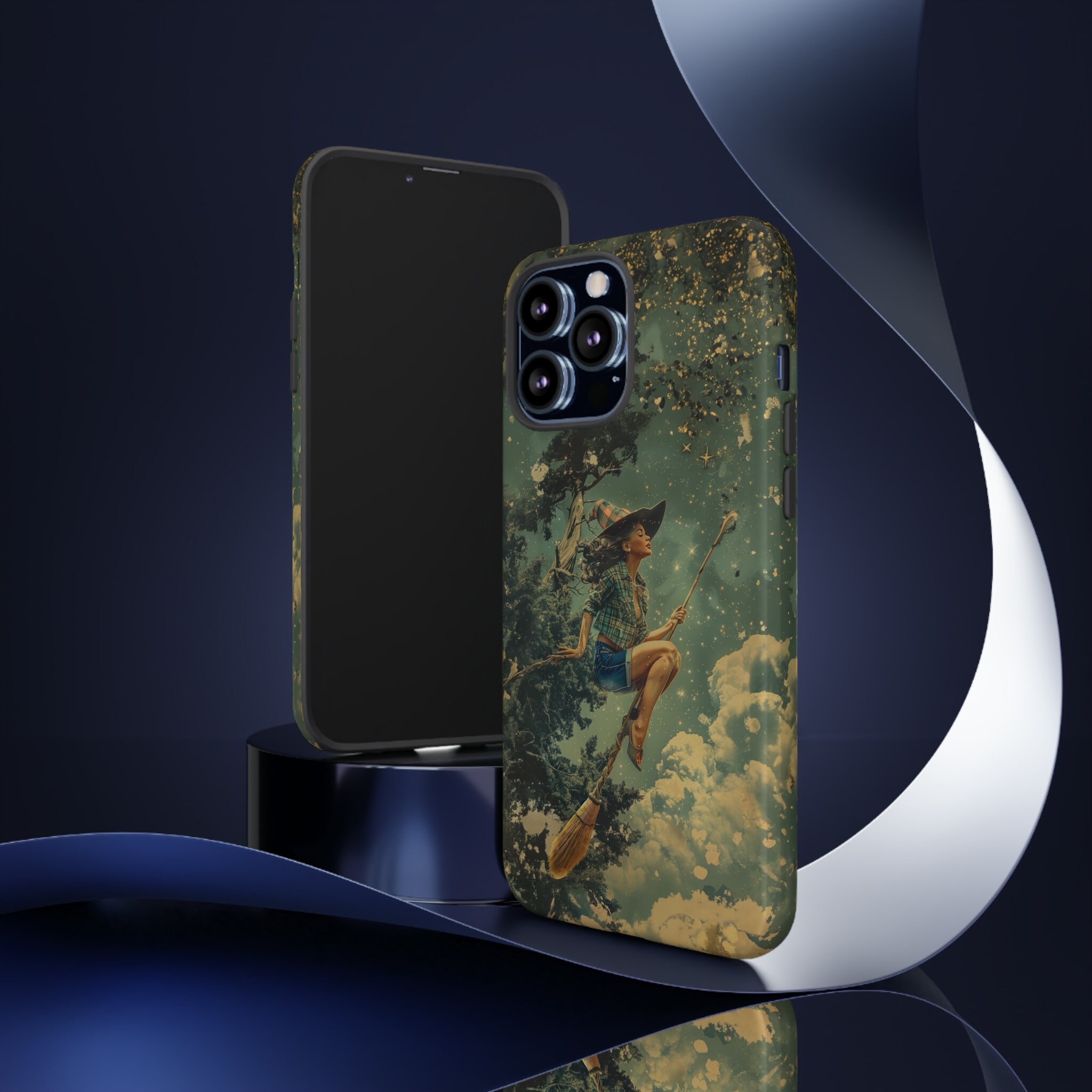 Vintage Witch Goddess Phone Case for iPhone 15 14 13 Pro Max 12 XR 7 SE ...