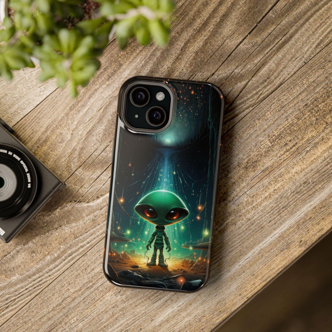 Cute Alien Robot Martian Case Extraterrestrial Roswell Phone Case Earth ...