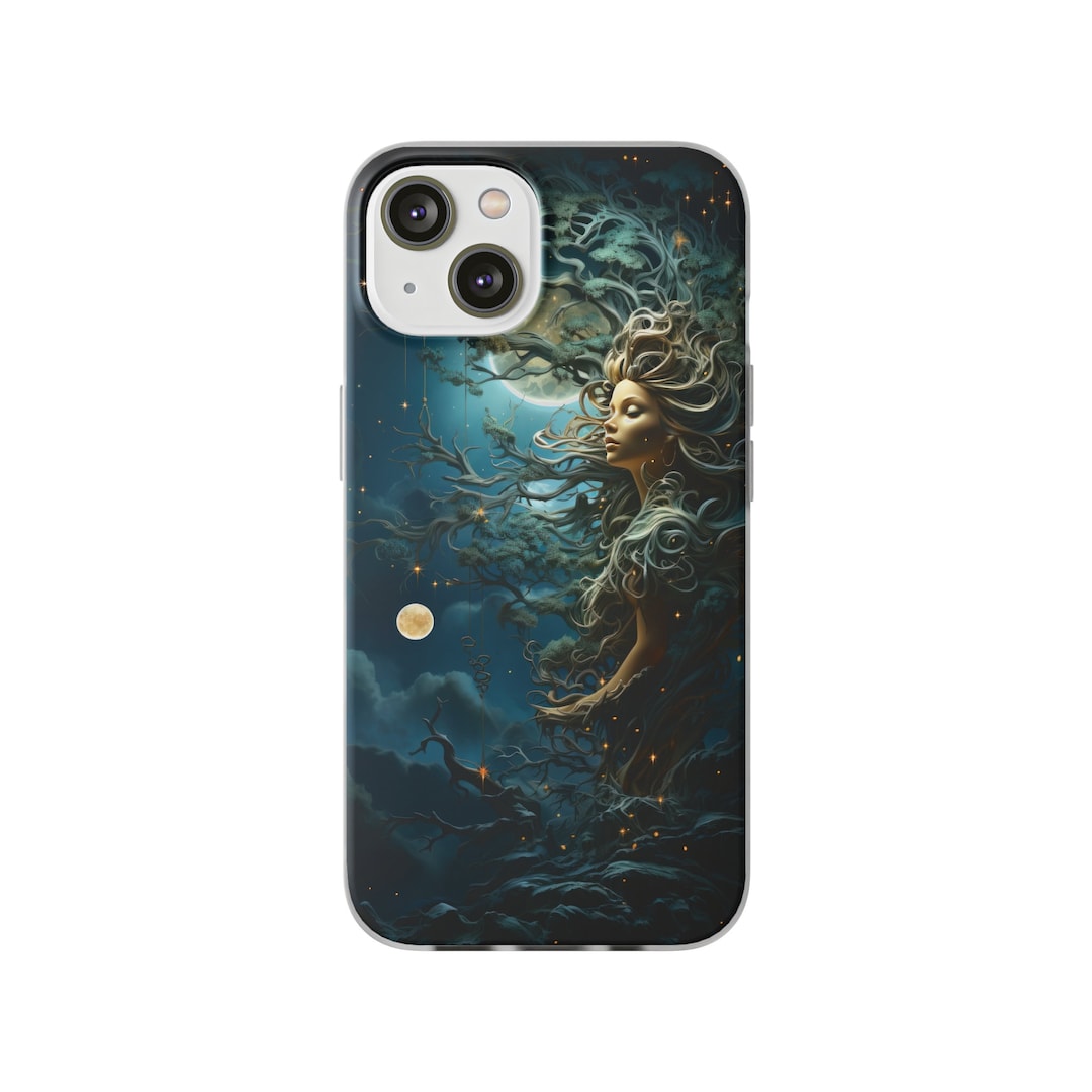 Fairy Phone Case | Cottagecore Fairy Moon Witch Flexi Tough Case ...