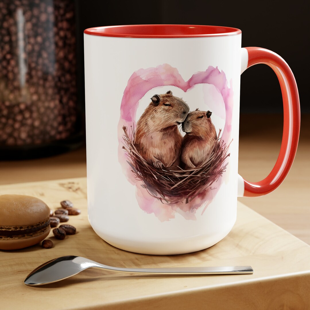 Capy Valentine's Day Mug Capybara Lovers Mug Capy Love Coffee Mugs ...