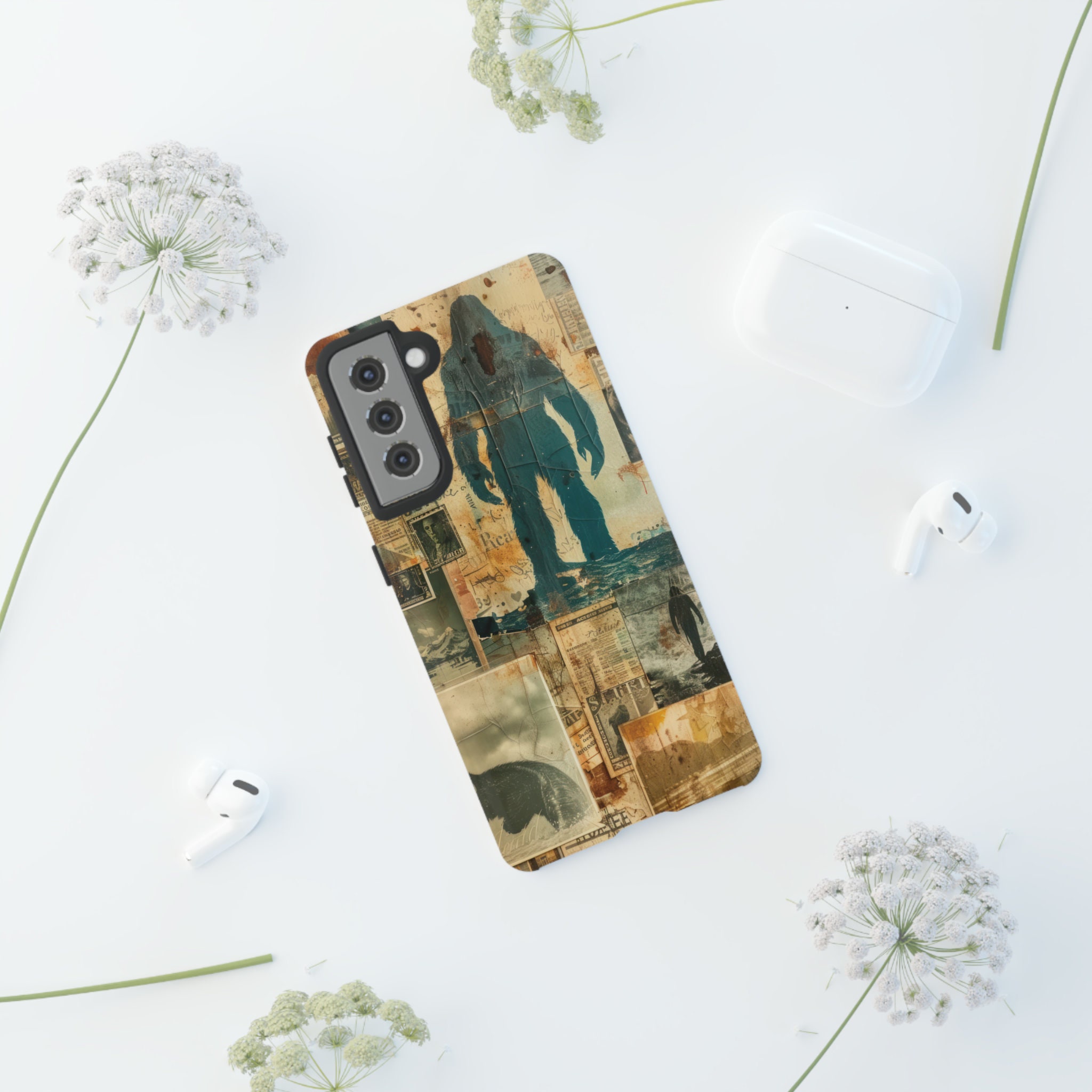 Bigfoot Collage Phone Case for iPhone 15 14 13 Pro Max 12 Mini XR 7 SE ...