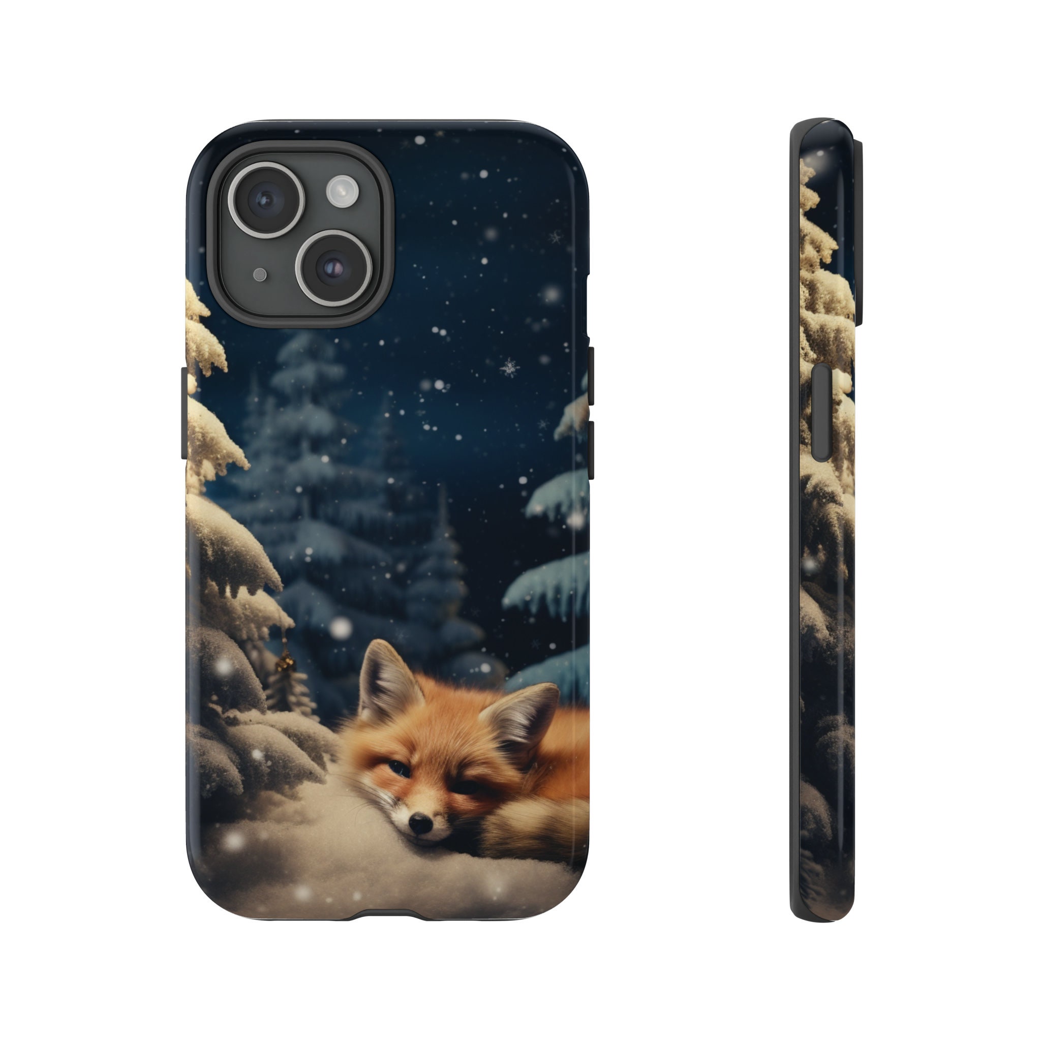 Red Fox Phone Case Fox Lover's Gift Phone Case Wild Animal AI Tough ...