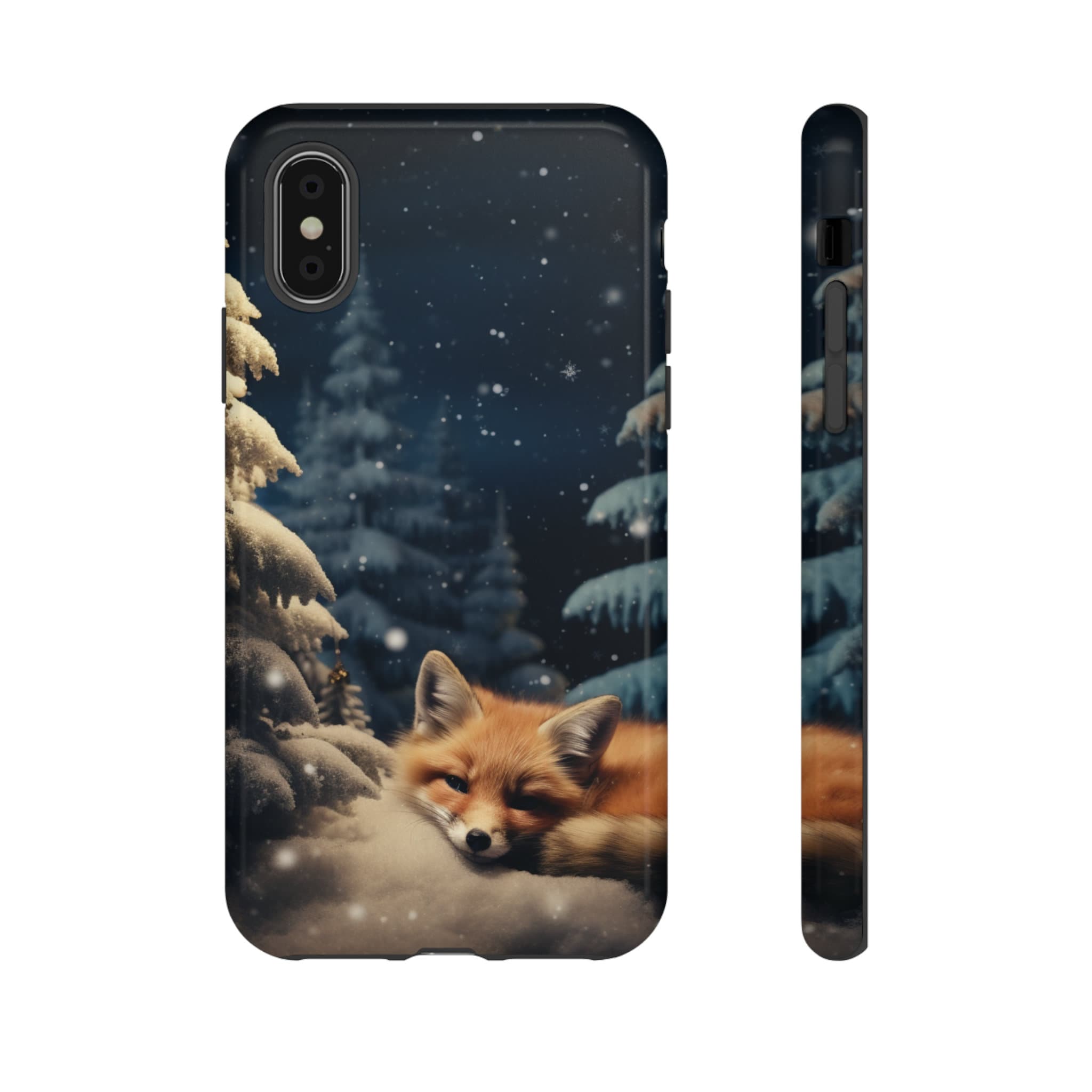 Red Fox Phone Case Fox Lover's Gift Phone Case Wild Animal AI Tough ...