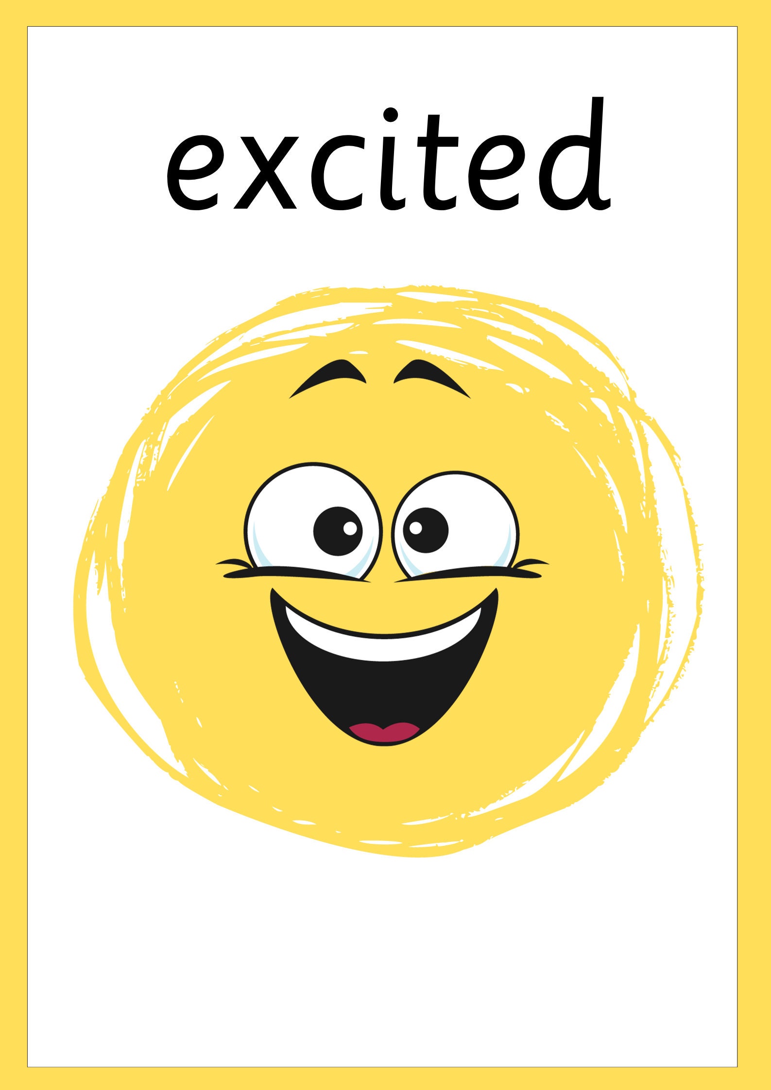 Emotions Poster, Feelings Posters, Flashcards for Kids, Printables ...