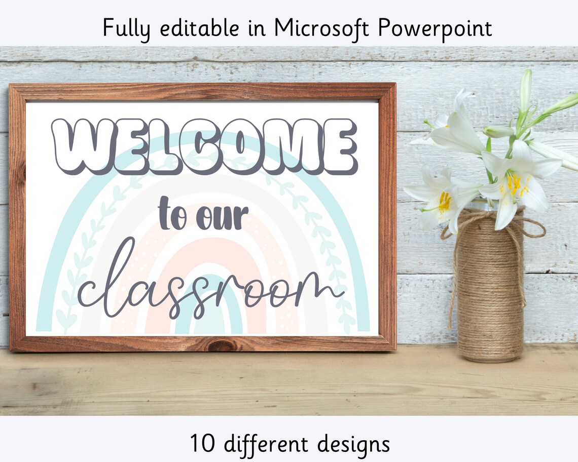 Welcome to Our Classroom Poster, Welcome to Our Classroom Printable ...