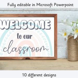 Welcome to Our Classroom Poster, Welcome to Our Classroom Printable ...