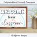 Welcome to Our Classroom Poster, Welcome to Our Classroom Printable ...