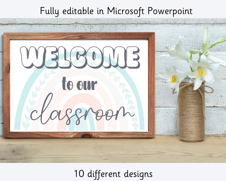 Welcome to Our Classroom Poster, Welcome to Our Classroom Printable ...