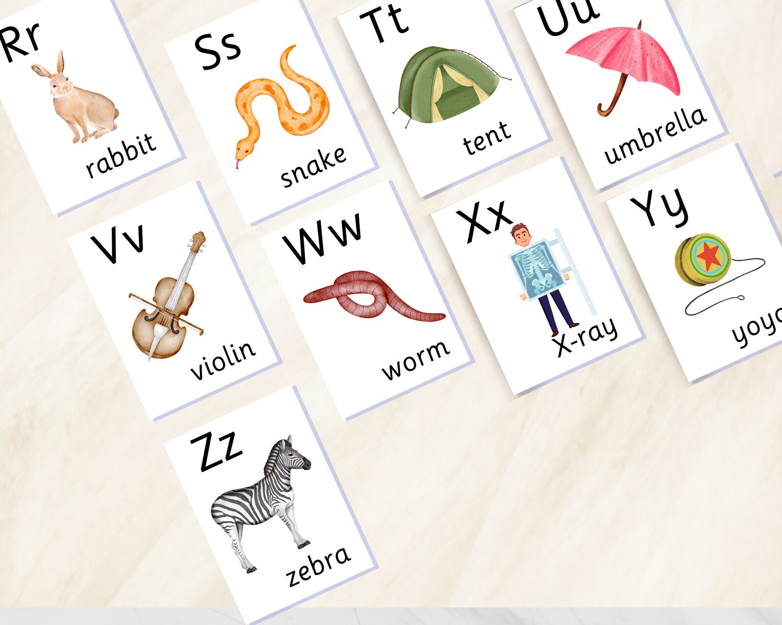 Large Alphabet Posters for Classroom Alphabet Printable Educational ...