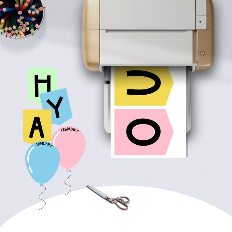 Birthday Balloon Display, Classroom Birthday Chart, Spring Theme Decor ...