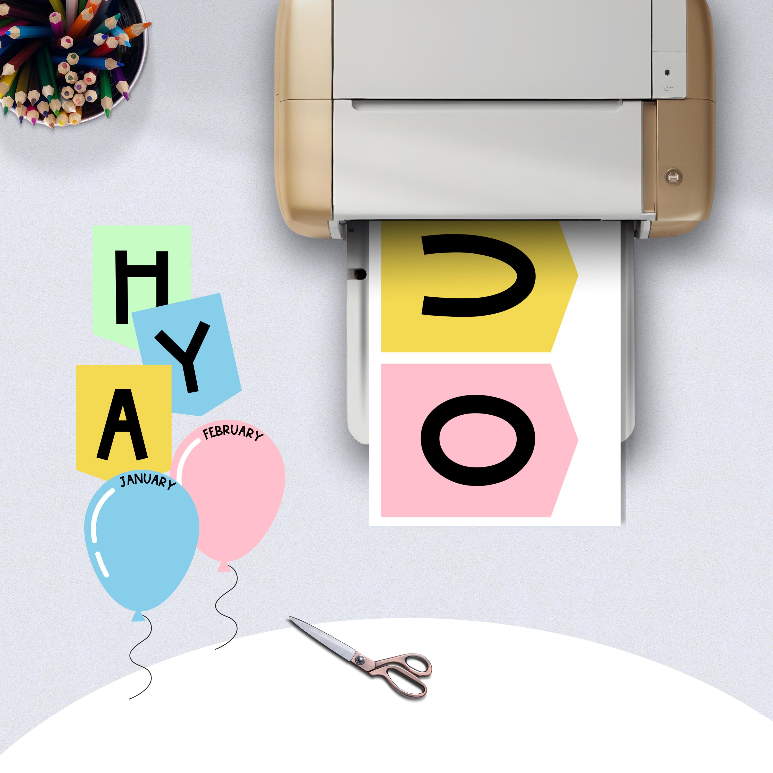 Birthday Balloon Display, Classroom Birthday Chart, Spring Theme Decor ...