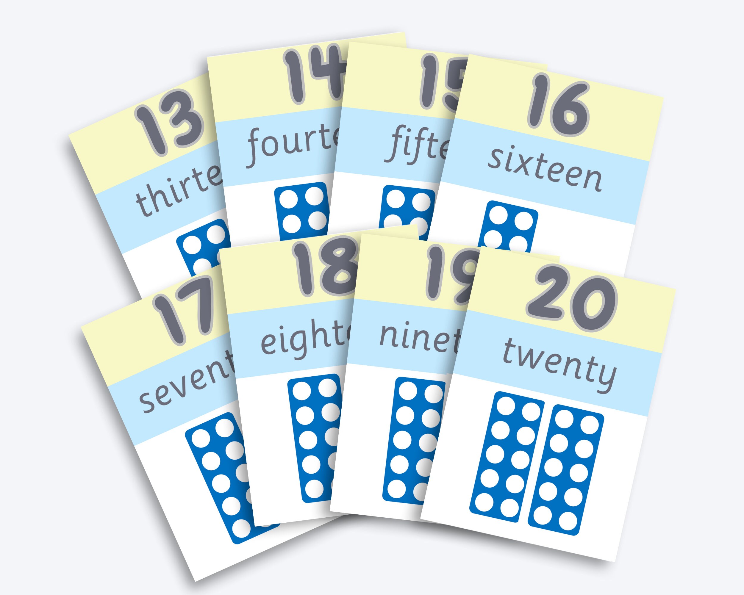 Number Posters Classroom 0-20 Pastel Classroom Posters, Classroom ...