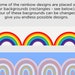 Teacher Bulletin Board Borders Rainbow Board Borders Modern Classroom ...