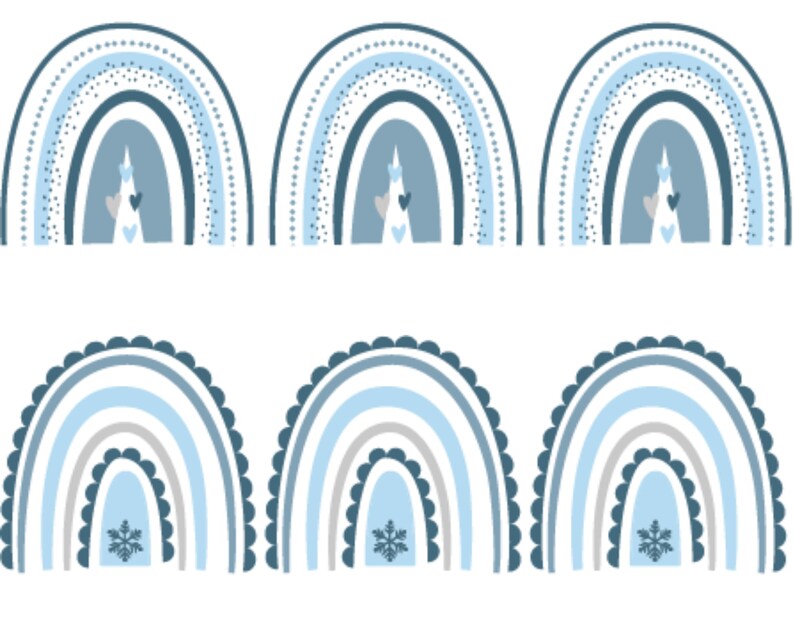 Teacher Bulletin Board Borders Rainbow Board Borders Modern Classroom ...