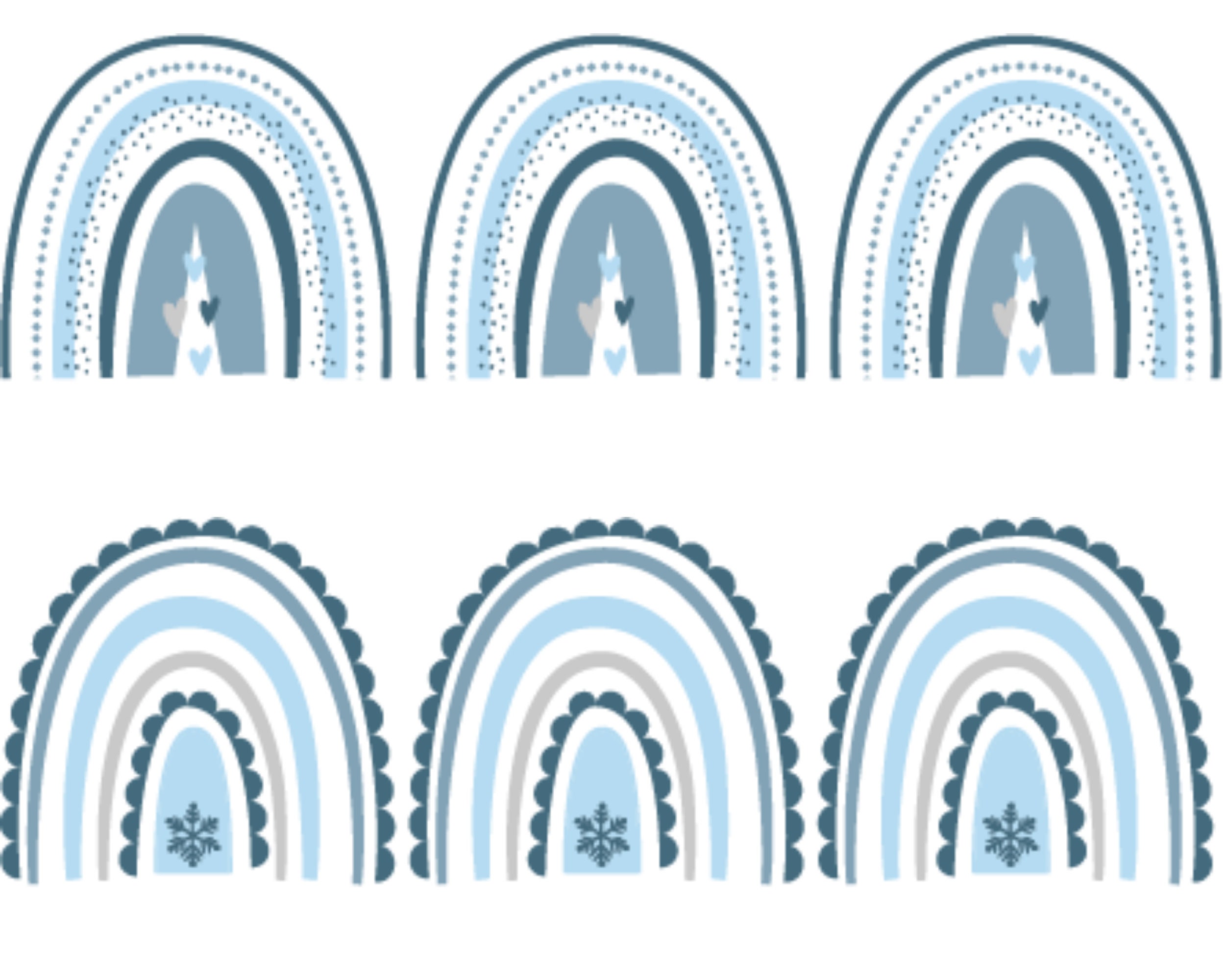 Teacher Bulletin Board Borders Rainbow Board Borders Modern Classroom ...