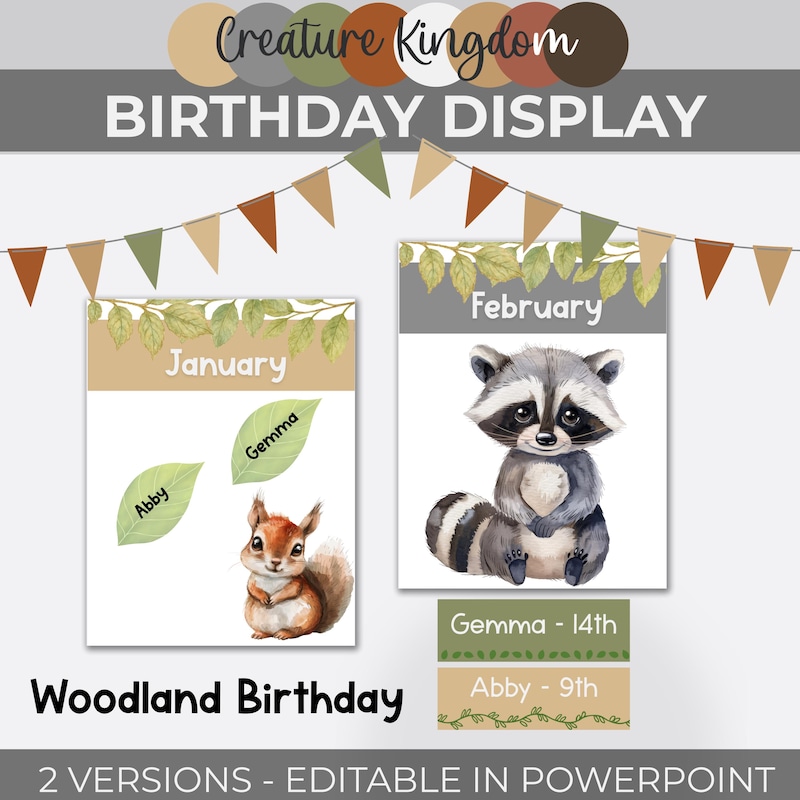 Woodland Classroom Theme - Etsy