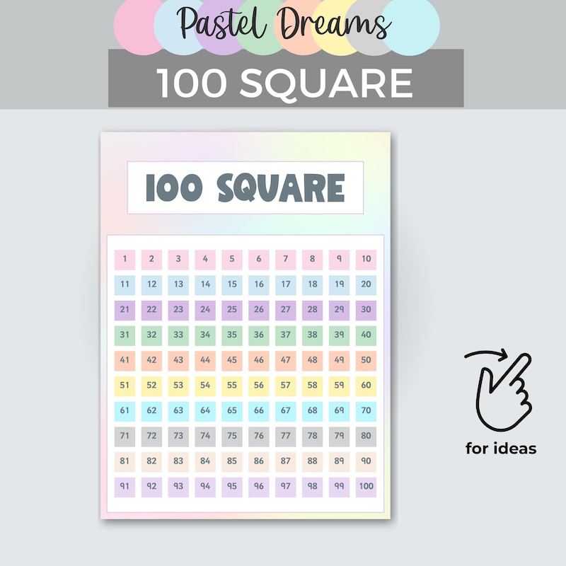 100 Square Raffle Board - Etsy Australia