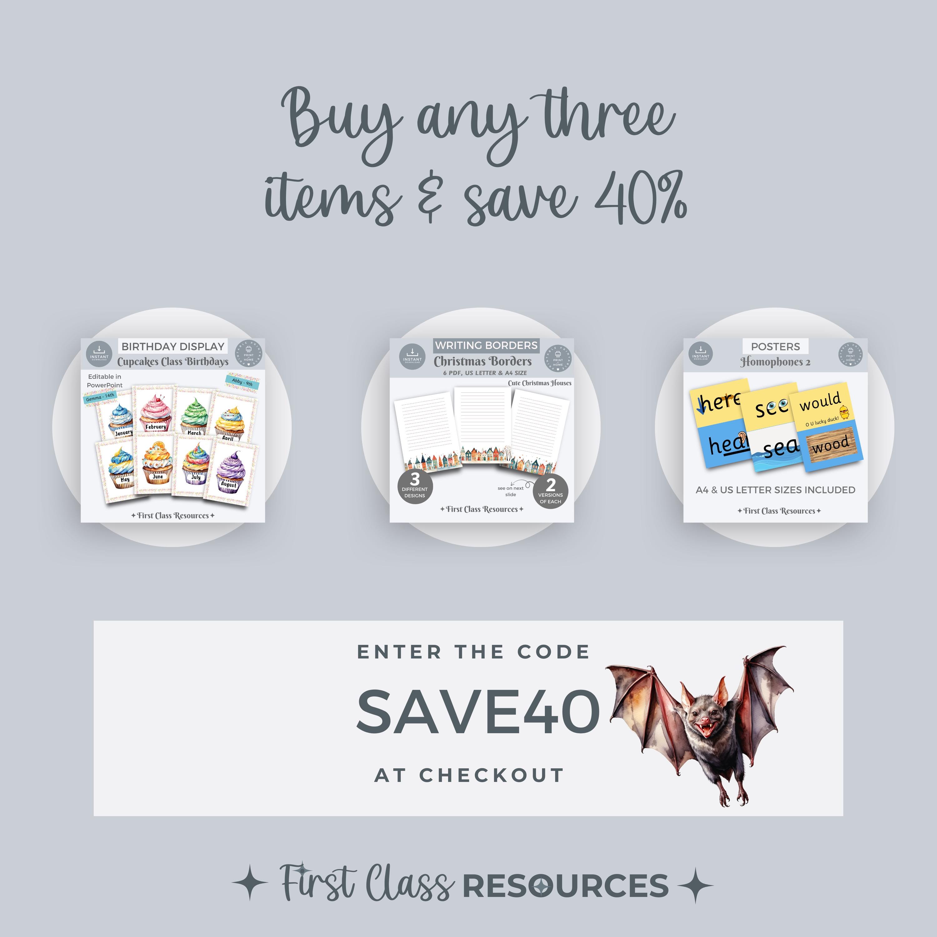 Jungle Animals Alphabet Posters, Animal Print & Plain Versions, A-Z ...