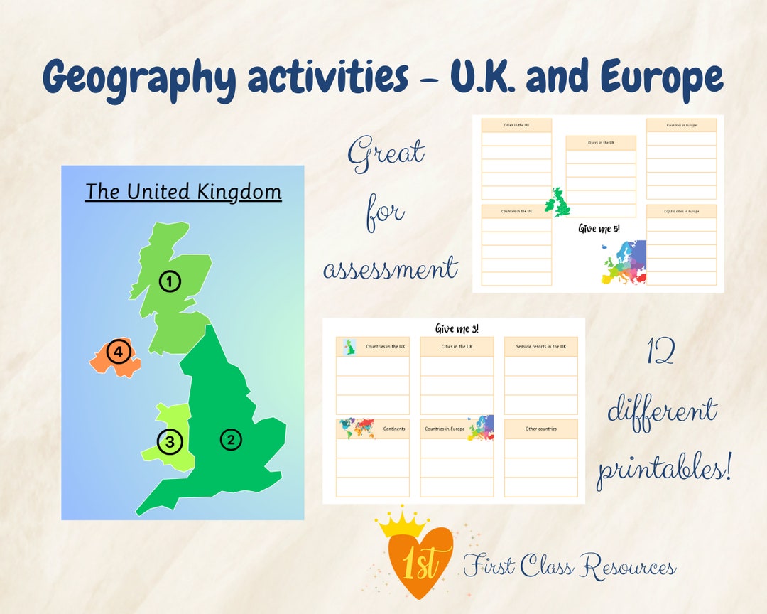 Geography Activities, Retrieval Practice, Locational Knowledge, Maps ...