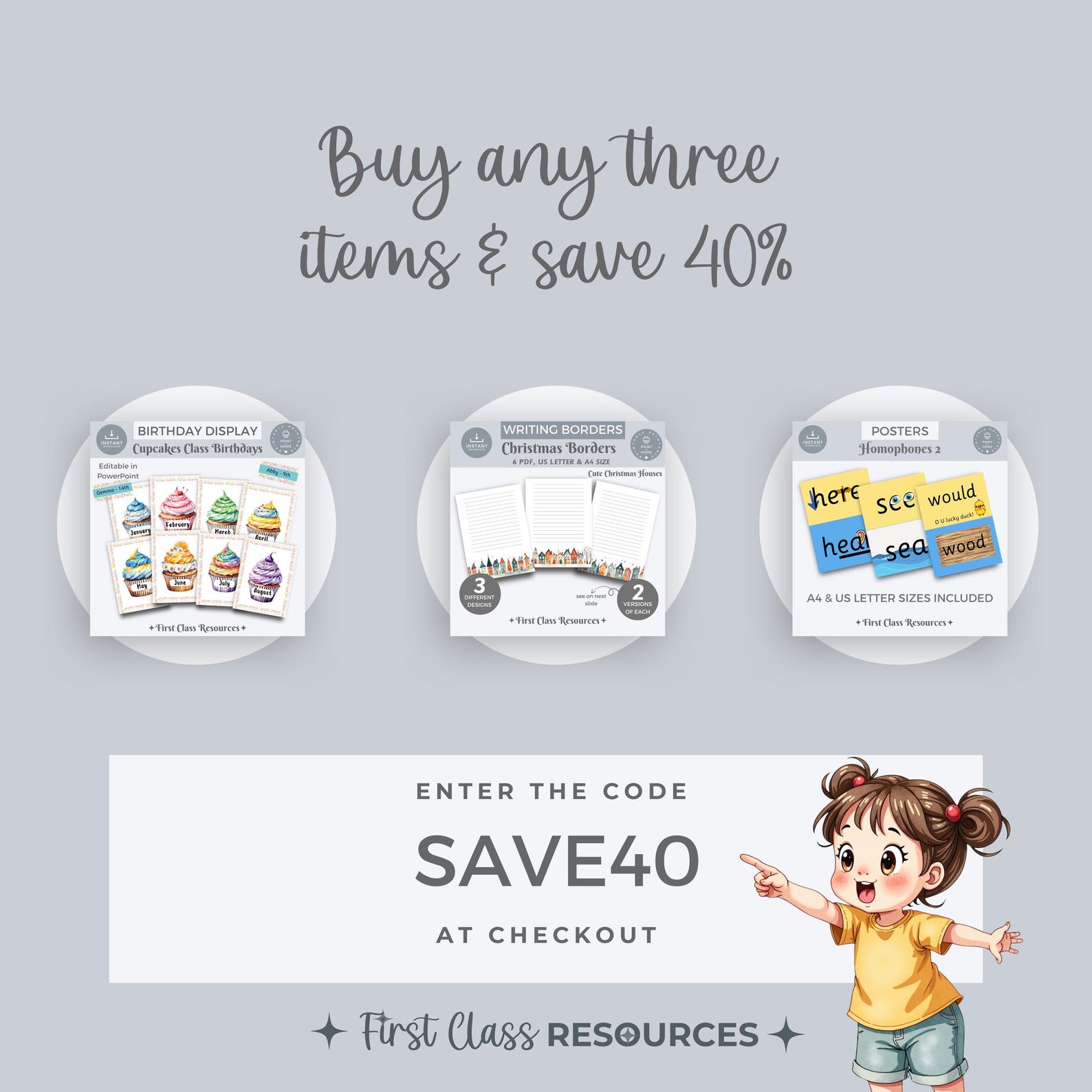 French Days of the Week Flashcards & Poster, Pastel Watercolor ...