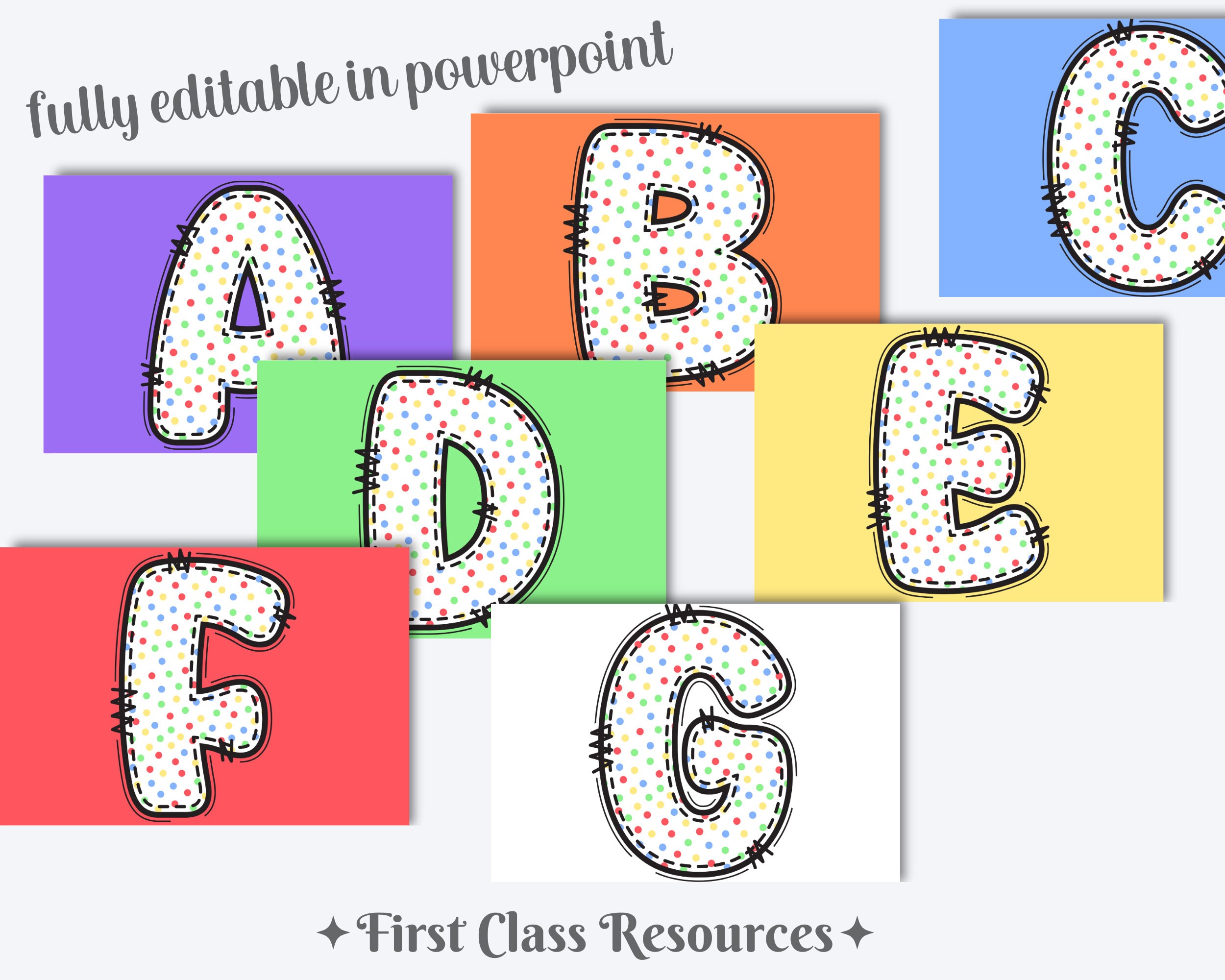 Instant Download Bulletin Board Letters, Printable Bulletin Board ...