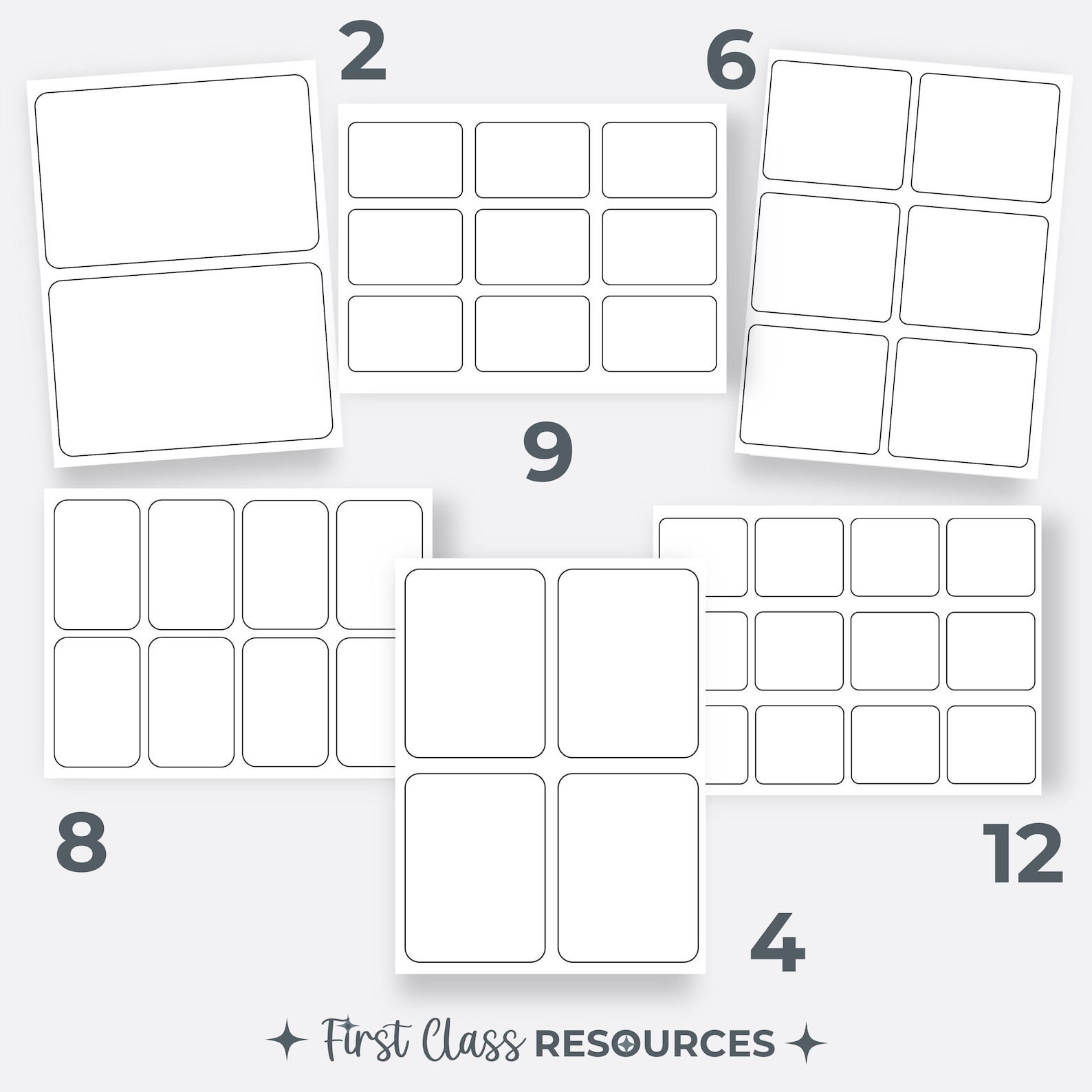 Blank Printable Flashcards, Editable Index Cards, DIY Study Cards ...