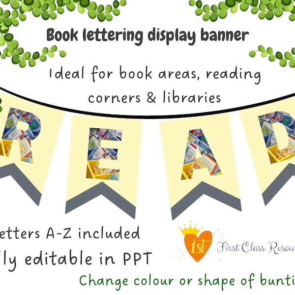 Book Bunting - Etsy