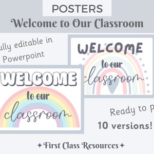 Welcome to Our Classroom Poster, Welcome to Our Classroom Printable ...