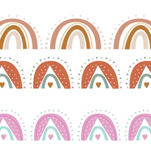 Teacher Bulletin Board Borders Rainbow Board Borders Modern Classroom ...