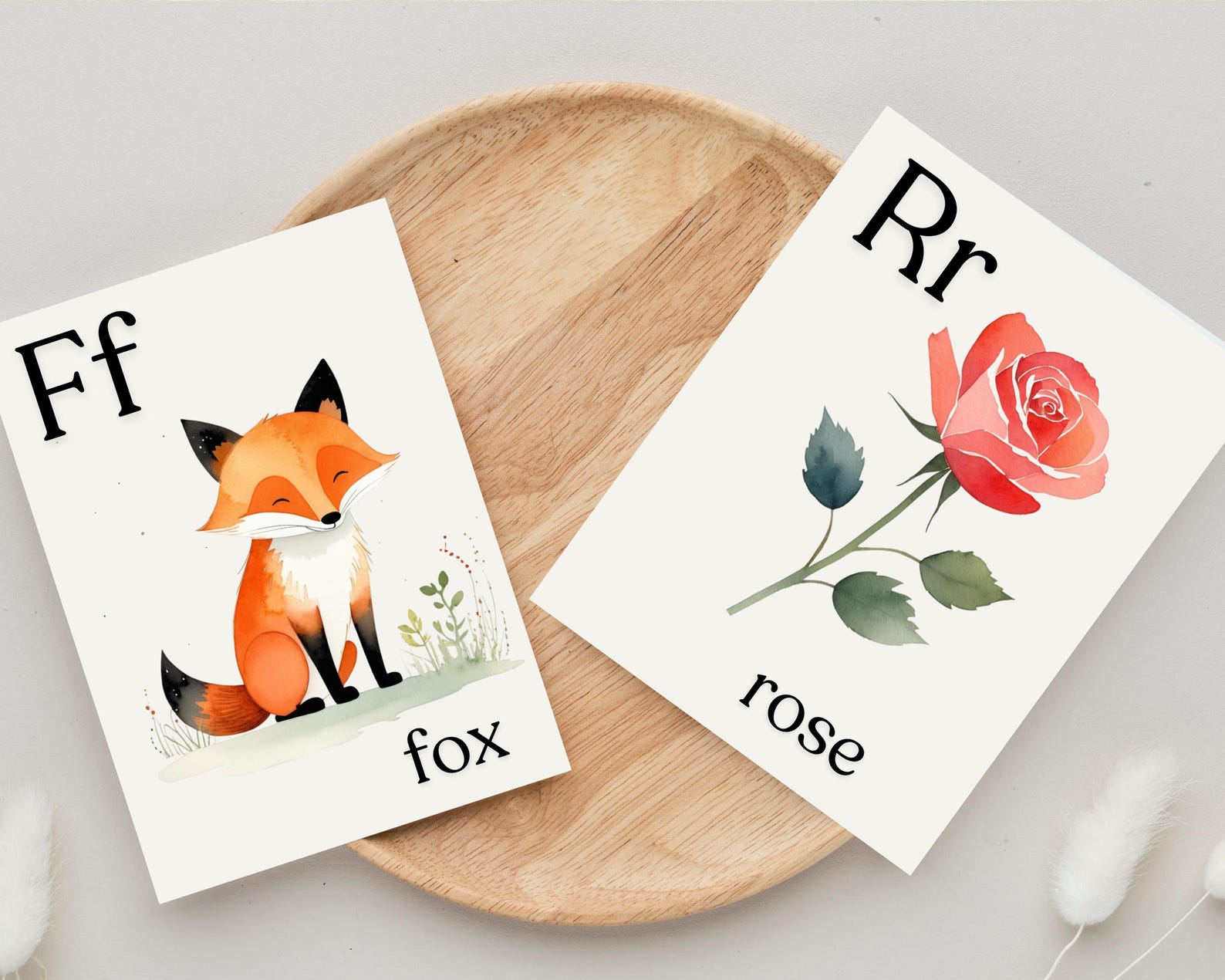 Nature Themed Alphabet Cards, Alphabet Posters Classroom Decor ...